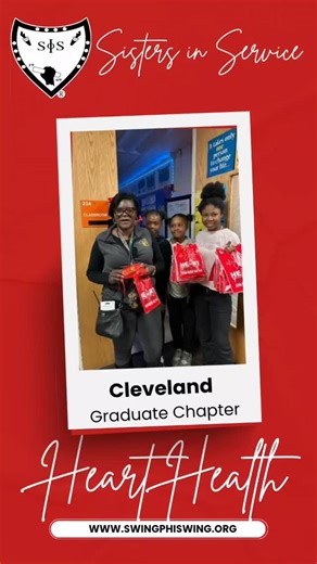 This Heart Health Month, our Cleveland Graduate Chapter proudly partnered with the young ladies of their Ebony Pearl Mentor Program to focus on something that impacts us all: heart health. Together, they had meaningful conversations about what it truly means to take care of your heart. From understanding the importance of regular checkups to recognizing symptoms that women sometimes ignore such as unusual fatigue, shortness of breath, chest discomfort, nausea, or pain in the back and jaw, the di