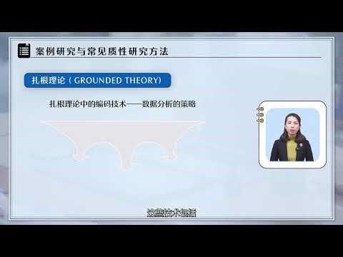 案例研究与论文写作 第4讲 案例研究与常见质性研究方法