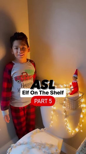 1.9K views · 44 reactions |  ASL Elf on the Shelf- Part 5! Today you’ll learn how to sign “Christmas Lights” and see it in action. #asl #signlanguage #elfontheshelf #aslelfontheshelf #learnanewlanguage #learnsignlanguage #deaf #familieslearningsign #familyresources | ASL Wonder | Facebook