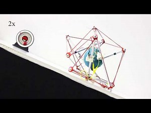 6-bar Spherical Tensegrity Robot Climbing