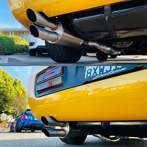 Twin Exit Fujitsubo Legalis Style muffler 240z 260z 280z 510