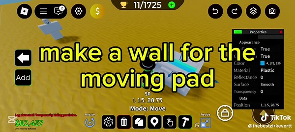 Epik tutorial Follow for more tutorials #Tutorial #Roblox #Obbycreator #fyp