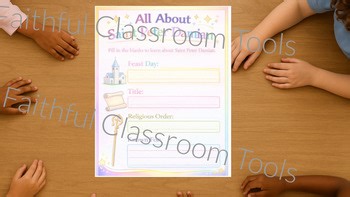 All About Saint Peter Damian | Catholic Saint Worksheet | February 21 Feast Day