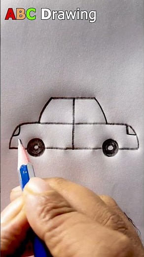 Easy Car Drawing Tutorial Step By Step | Easy drawing
