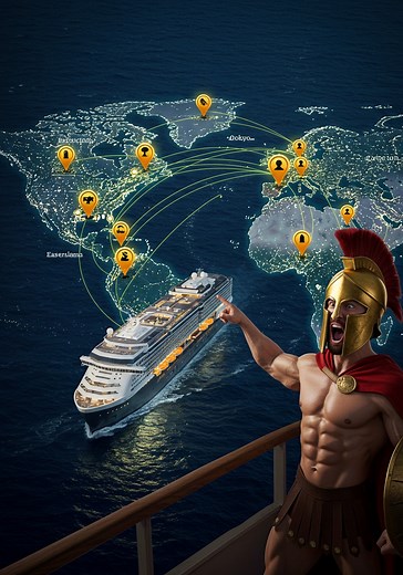 641K views · 11K reactions | Imagina rodar o mundo todo num cruzeiro de 130 dias pagando só 16 mil dólares   Segue o Professor Esparta pra aumentar o QI todo dia! #Curiosidades #ProfessorEsparta #Mundo #História #Viral #neymar #felca #virginia #profesparta #coisasinacreditáveis | Prof.Esparta | Facebook