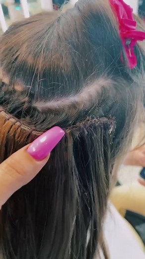 #braidlesssewinextensions #sewin #extensions #longhair #extensiontutorial #viral