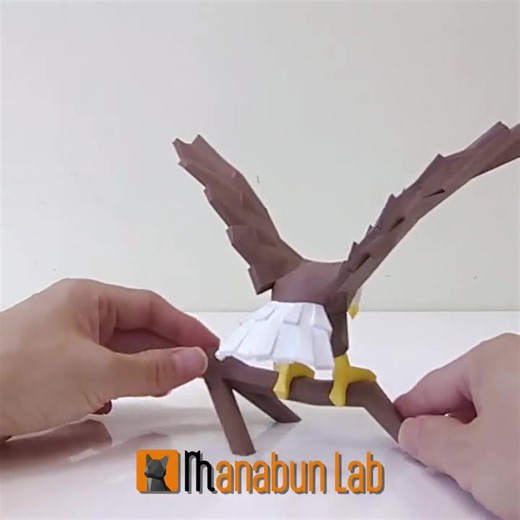 🦅 Low Poly Eagle Puzzle • 3D files ➡️ Download 3D print model: https://cults3d.com/:3424978 💡 Designed by ManabunLab #3DPrinting #3DPrinter #Printable #STLfile | Cults.