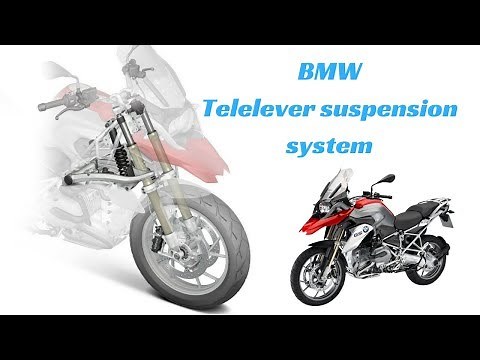 Working of The Telelever Suspension In BMW R1200GS.