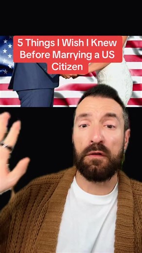 It’s NOT automatic citizenship or even a green card overnight Marrying a US citizen doesn’t mean instant papers. The process can take 1–2 years (I-130 adjustment of status), with interviews where they grill you to prove it’s a real marriage. Many wish they’d known how long the wait feels when you’re separated or can’t work/travel freely. 2. The financial sponsorship is intense—your spouse has to prove they can support you The US citizen must sign an Affidavit of Support (I-864) showing income at