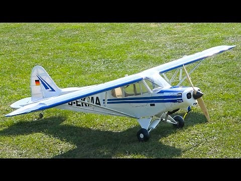 PIPER PA-18 SUPER CUB GIANT RC SCALE PLANE / Modellflugtage 2016 Neustadt a.d.Aisch