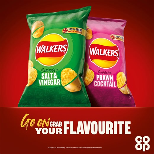 1.1K views | Go and grab your favourite. Get classic Walkers crisps in your local Co-op. | Co-op | Facebook