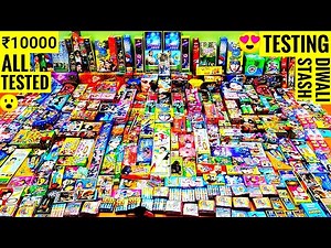 DIWALI FIRECRACKERS STASH 2020 WITH TESTING 😍 | WORTH ₹10000 | DIWALI KE PATAKHE | TESTING CRACKERS
