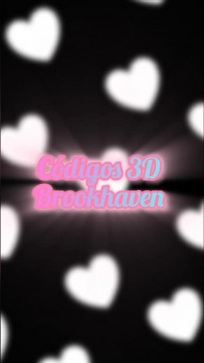 Códigos 3D para usar no Brookhaven #roblox #brookhaven