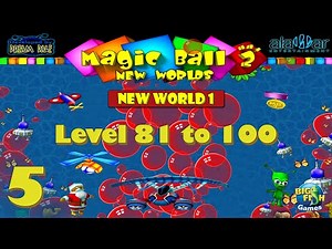Magic Ball 2: New Worlds (PC) - 1080p60 HD Walkthrough Part 5 - New World 1, Level 81 to 100