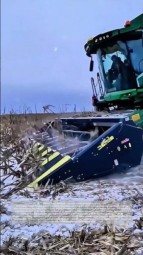 Frozen Field, Hot Engine – Watch This Winter Harvest Unfold!