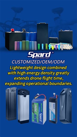 Lightweight design combined with high energy density greatly extends drone flight time,expanding operational boundaries.#lithiumbattery #battery #longbatterylife #batterylife #wholesale