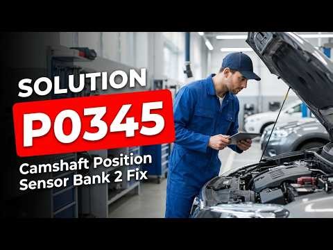 HOW TO FIX P0345 OBD II ERROR CODE - Camshaft Position Sensor Bank 2 Fix