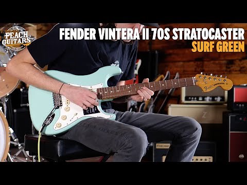 Fender Vintera II 70s Stratocaster | Rosewood - Surf Green