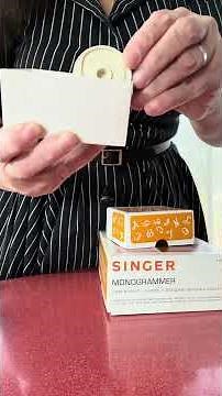 Vintage Singer Sewing Monogrammer Attachement