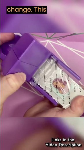 Acid-Free Adhesive and Portable Sticker Maker: Perfect for Scrapbooking, Crafts and School Projects