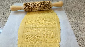 Hanukkah Embossed Rolling Pin, Jewish Holiday Baking, Texture Roller for Clay, Pottery Tool, Hebrew Cookie, Gift for Jewish Celebrations - Etsy