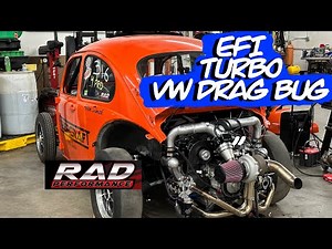 Fibercraft VW Drag Bug Insane Transformation: ‪@RADesignsPerformance‬ Custom Turbo System