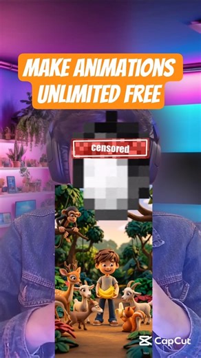 How to create animations videos free and unlimited 🥳| Free ai videos#shorts