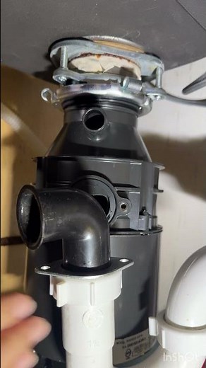Remember to remove the knockout dishwasher plug when replacing garbage disposal #diyfixes #easyfix