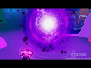 roblox- [🔴Gojo🔵] Showcase + How to get |Stand Awakening: modded 😎🫴🟣