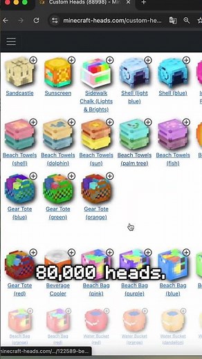 Get ANY Custom Head in Minecraft