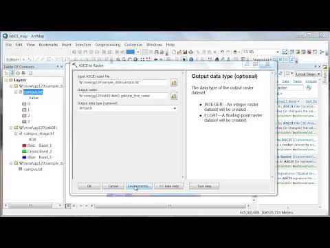 0104 Create raster from text file