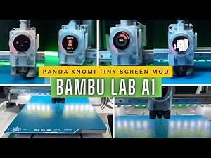 I Installed Panda Knomi on A1! Tiny Screen Mod with Custom GIFs | Is It Worth It? 🎬🔥 #3dprinting