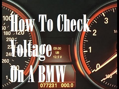 How To Check Voltage On A BMW