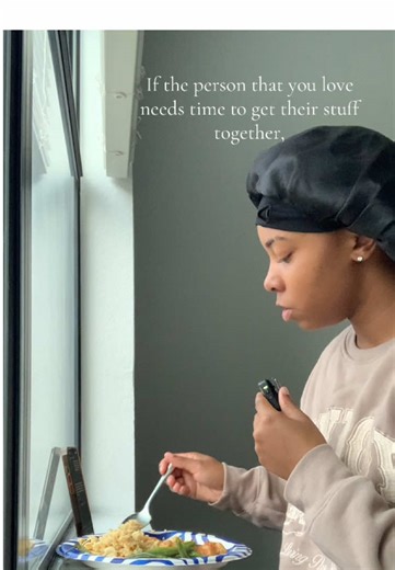 sometimes love means giving each other space to grow. If you’re a person is taking time to work on themselves, take that time to elevate too. When two people truly care, they don’t just wait, they prepared themselves to come back stronger, healthier, and better for each other. . . . ##fyp##partner##love