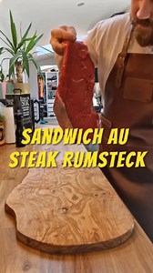 Sandwich au steak Rumsteck. #rumsteck #steak #sandwich #quoimangeroumanger | Quoi manger? Où manger?