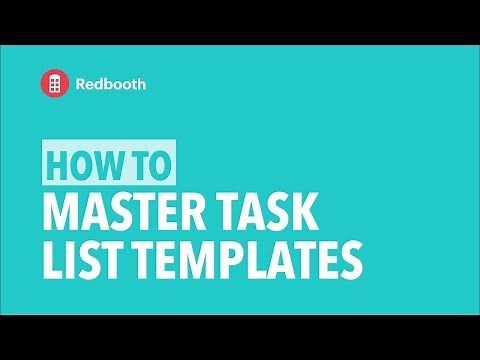How To Master Task List Templates