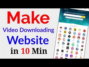 How to Make Video Downloading Website File 2021 | Video Download Website kaise banaye in hindi 2021