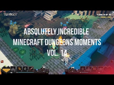 Absolutely Incredible Minecraft Dungeons Moments Vol. 14 Skeletons in a strange place