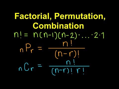 Factorial, Permutation, Combination (Tagalog/Filipino Math)