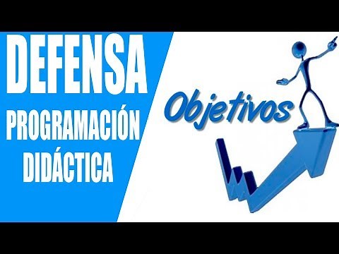 5. OBJETIVOS. Defensa Programación didáctica Oposiciones