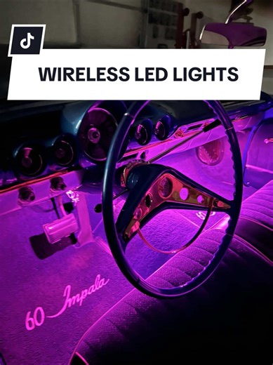 Install Wireless LED Pink Interior Lights for Your Car