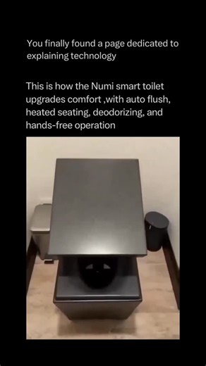 Technology Explained on Instagram: "Follow @explaining.tech to learn everything about technology one post at a time 🧠⚙️ The Kohler Numi represents the pinnacle of “precision plumbing,” utilizing a network of infrared sensors and micro-actuators to automate every aspect of the bathroom experience. The hands-free operation is powered by an occupancy sensor that detects your approach, triggering a quiet-close motor to lift the lid and seat. To manage hygiene without the mess, the system uses a sel