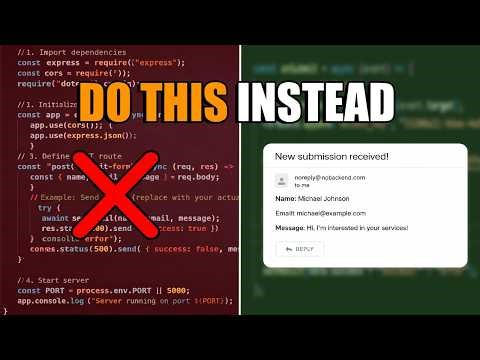 Stop Building Backends for Contact Forms