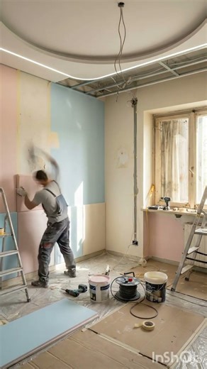 Luxury Kids Bedroom Transformation | Soft Pastel Modern Design | Cinematic Renovation Timelapse