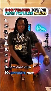 Don Toliver OCTANE Most Popular Songs #dontoliver #octane #rap #top10 #popular #album #hiphop #yt