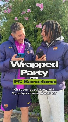 Our players discovered their ‪@Spotify‬ Wrapped Party! Now it's your turn 🎧🔥 #shorts #fcbarcelona