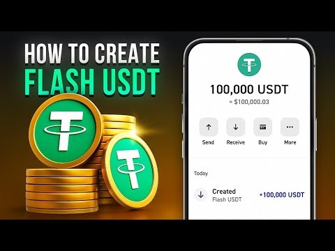 how to create flash usdt on binance