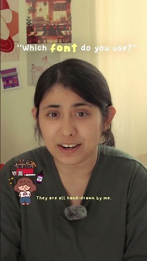 How I made my own cute hand drawn fonts for my videos #diyfont #arttips #contenttips #fontaesthetic