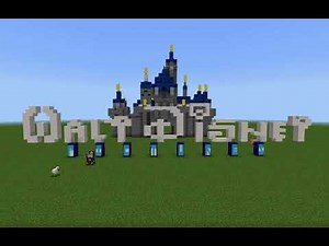 Walt Disney Pictures intro, IN MINECRAFT!