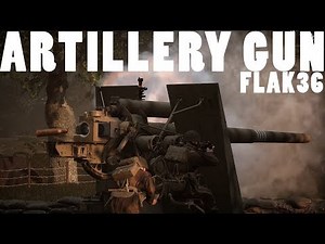 NEW BEAST FLAK 36 ANTI-TANK GUN - Post Scriptum Gameplay